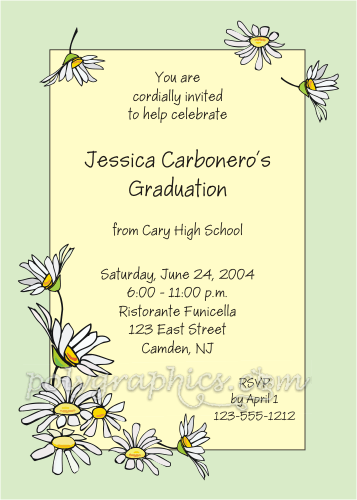 Green Graduation Border